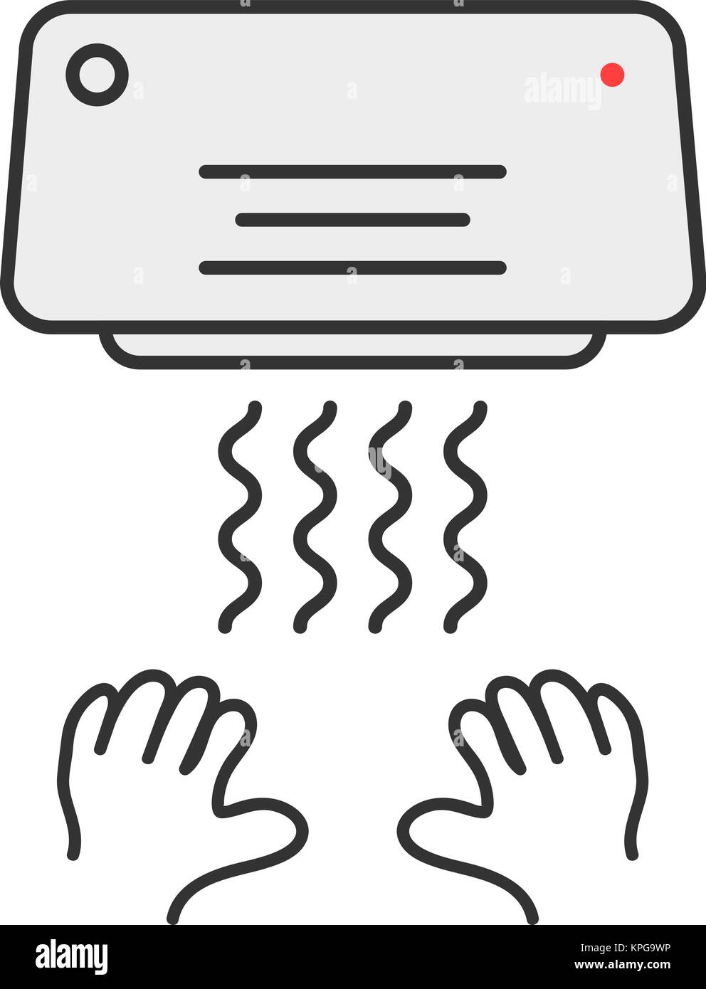 Hand dryer sign Stock Vector Images - Alamy