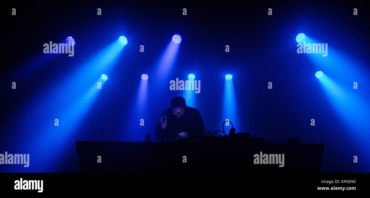 The British electronic music producer and musician Andy Stott performs ...