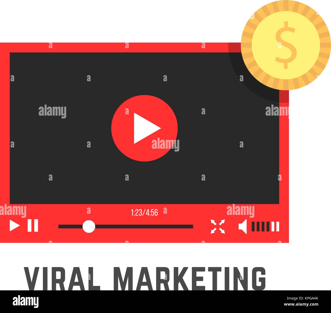 Viral video app Stock Vector Images - Alamy