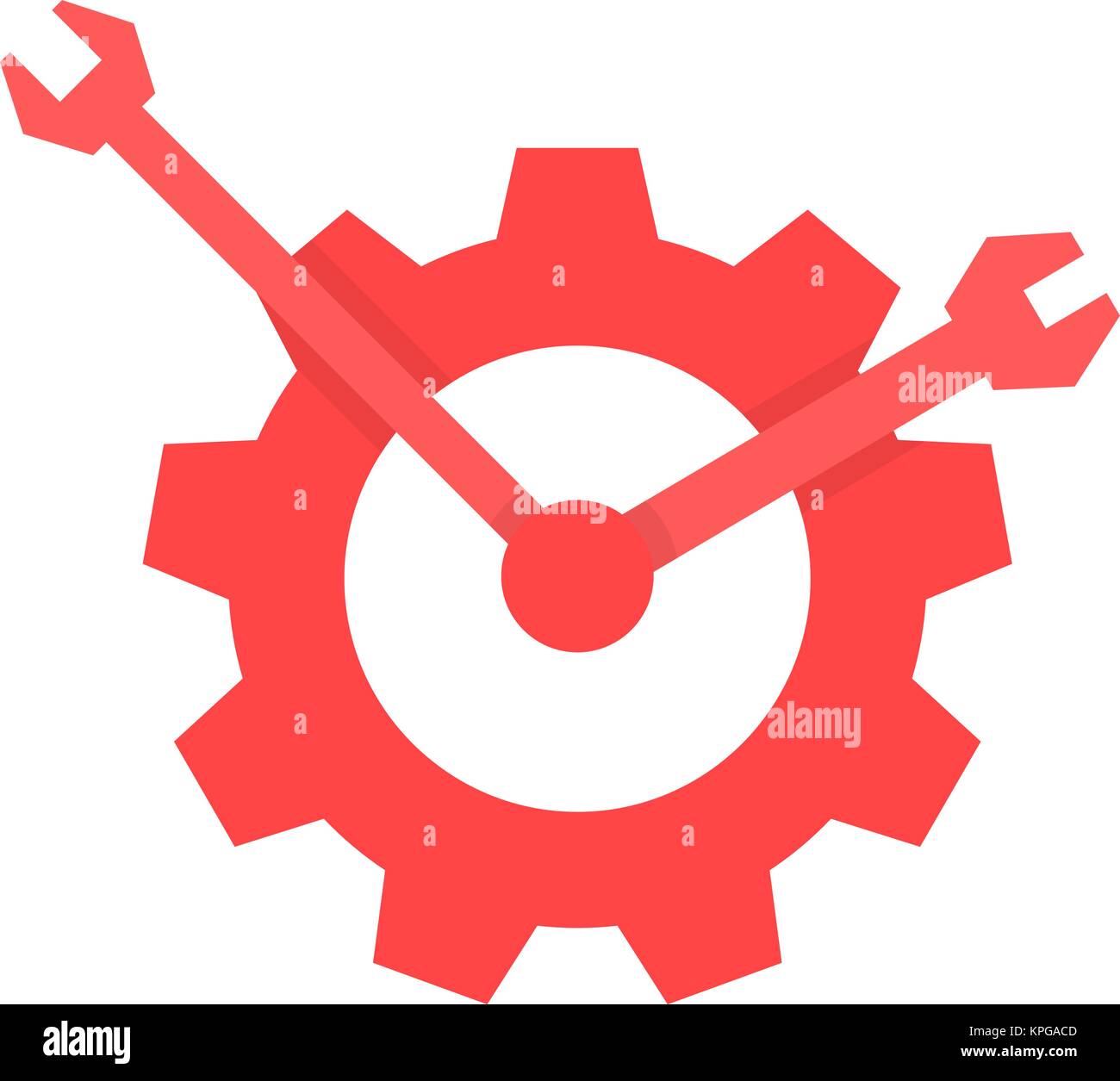 Time technical service icon Cut Out Stock Images & Pictures - Alamy