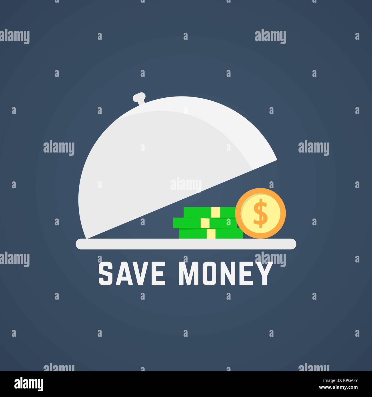 Money dish Stock Vector Images - Alamy