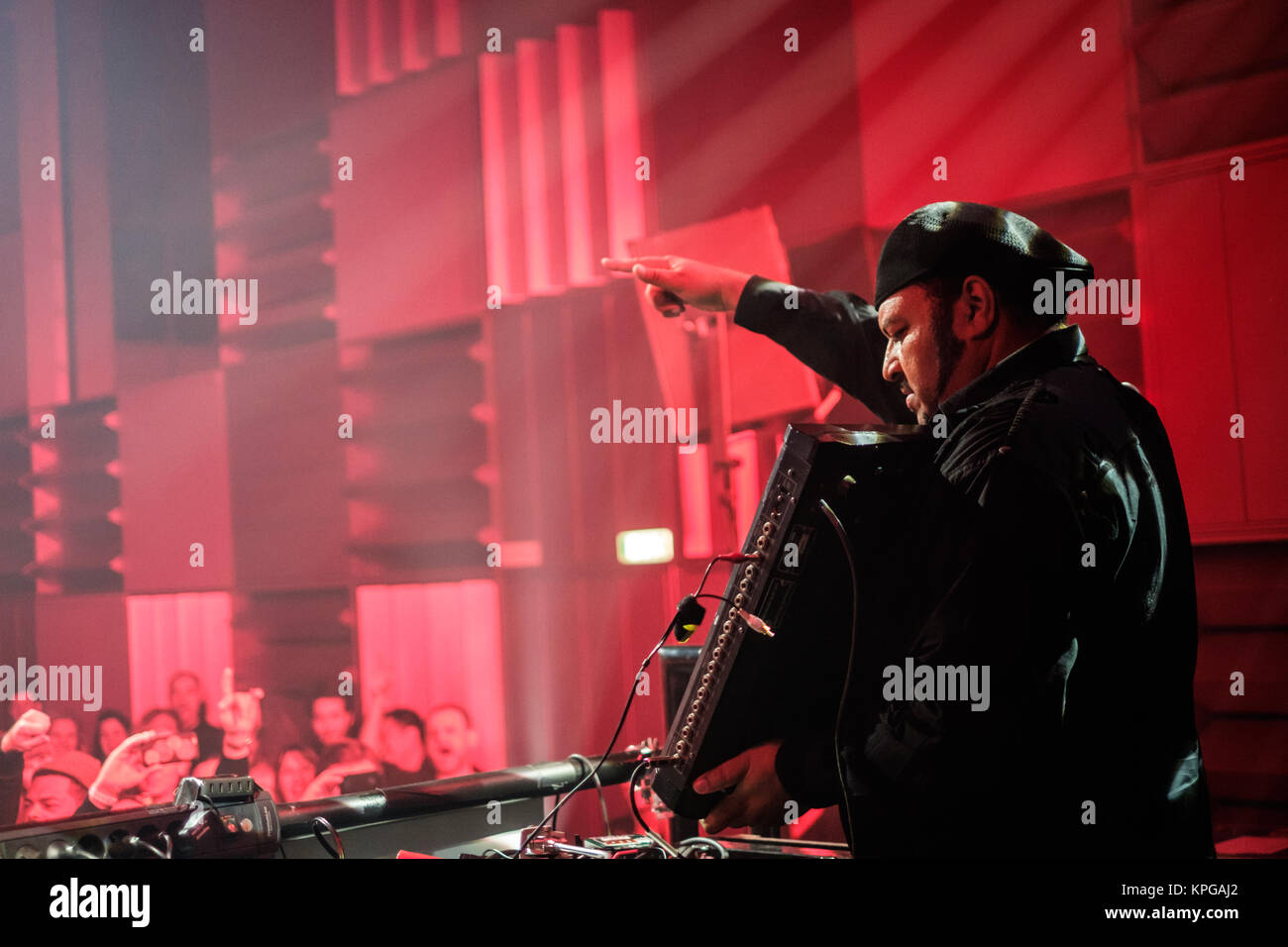 The American music producer, DJ and rapper Egyptian Lover performs a ...