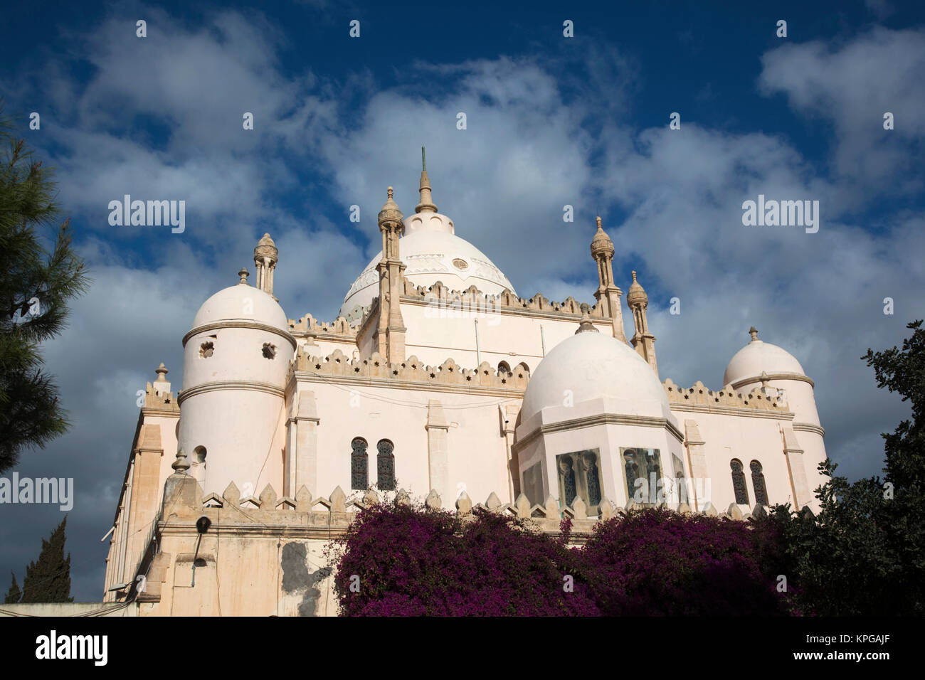 Tunisia, Tunis, Carthage, Byrsa Hill, L' Acropolium, b. 1884 Stock ...
