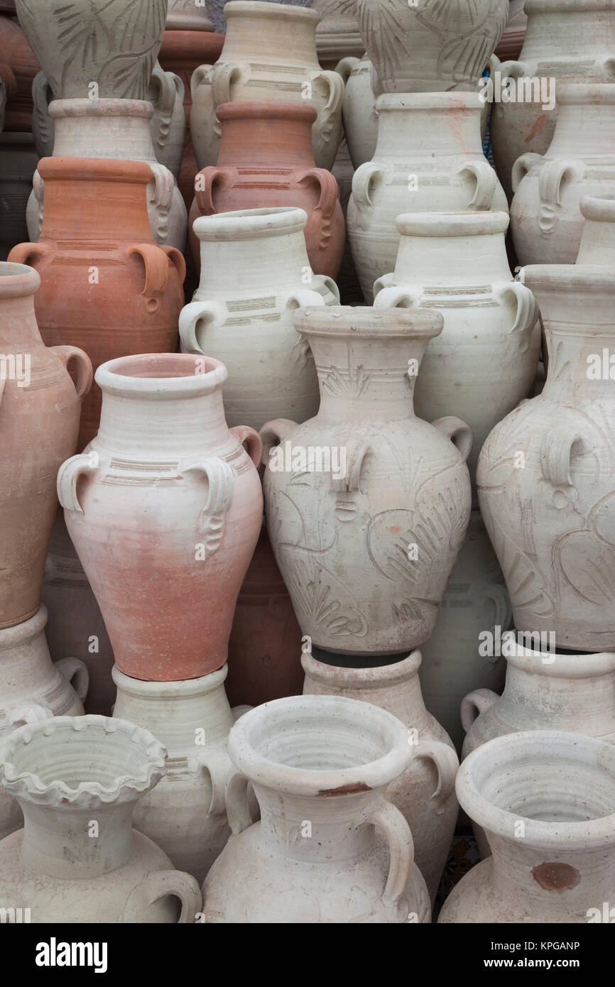 Tunisia, Cap Bon, Nabeul, biggest Tunisian ceramics center, pottery ...