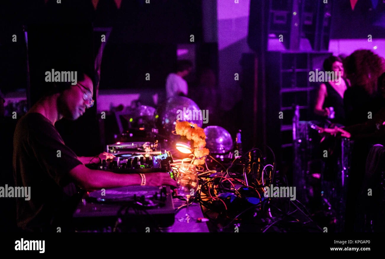 The German record producer, DJ and electronic musician Hunee performs a ...