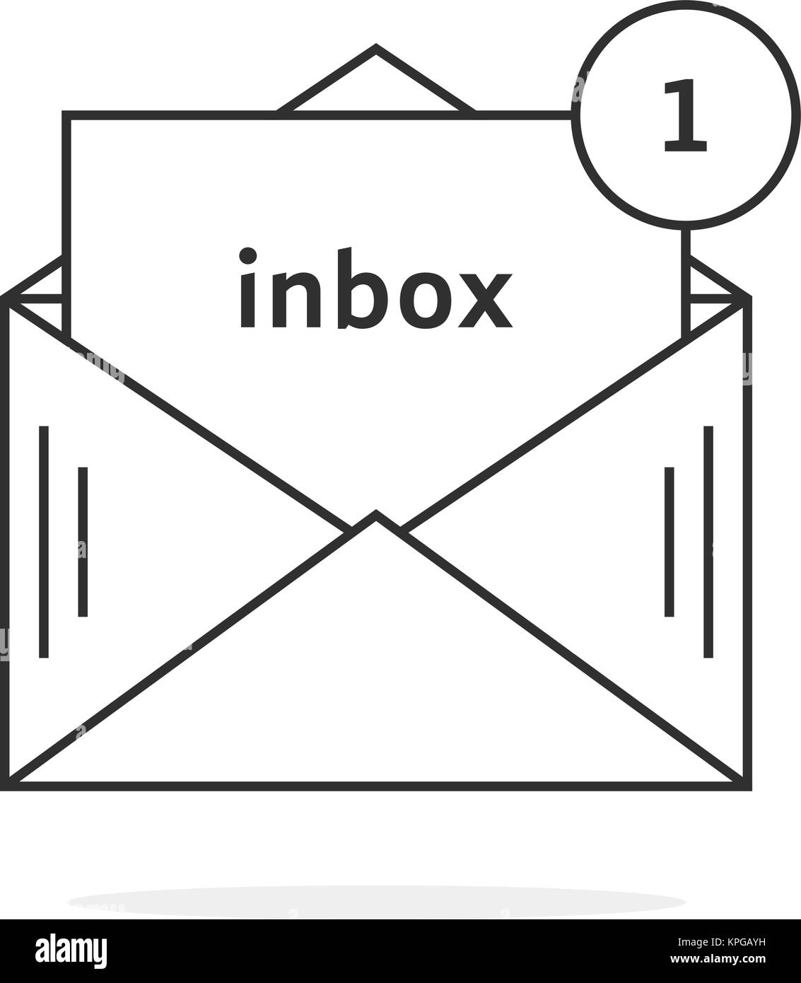 Message Counter Stock Vector Images - Alamy