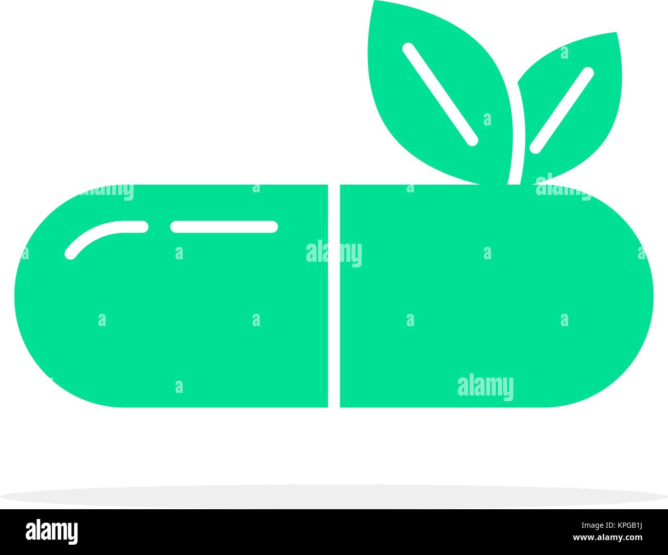 green herbal medication logo Stock Vector Image & Art - Alamy
