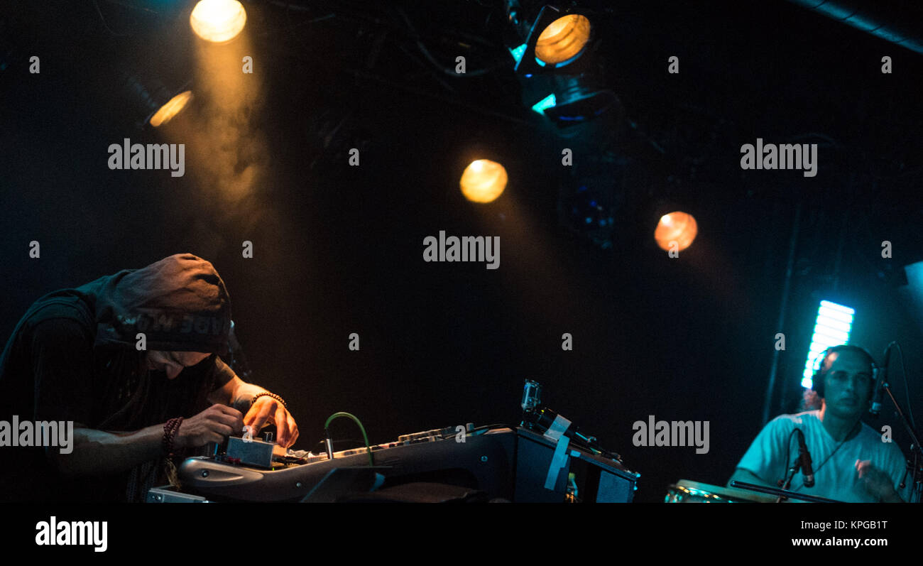 The British dubstep DJ and electronic music producer Mala performs his ...