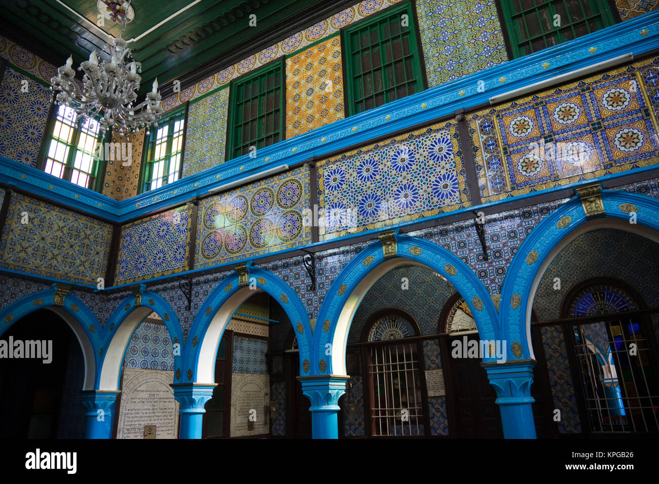 Tunisia, Jerba Island, Erriadh, El-Ghriba Synagogue, b. 586 AD, oldest ...