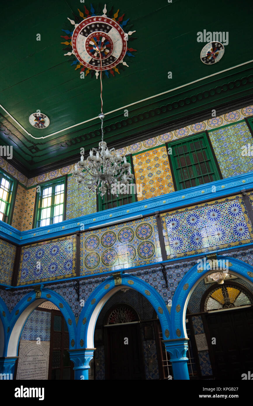 Tunisia, Jerba Island, Erriadh, El-Ghriba Synagogue, b. 586 AD, oldest ...