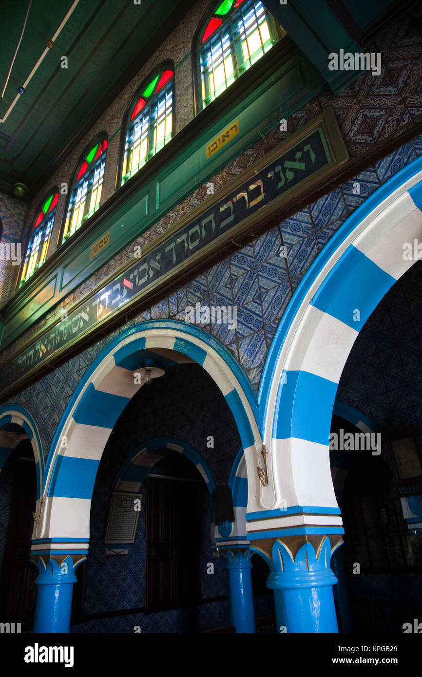 Tunisia, Jerba Island, Erriadh, El-Ghriba Synagogue, b. 586 AD, oldest ...