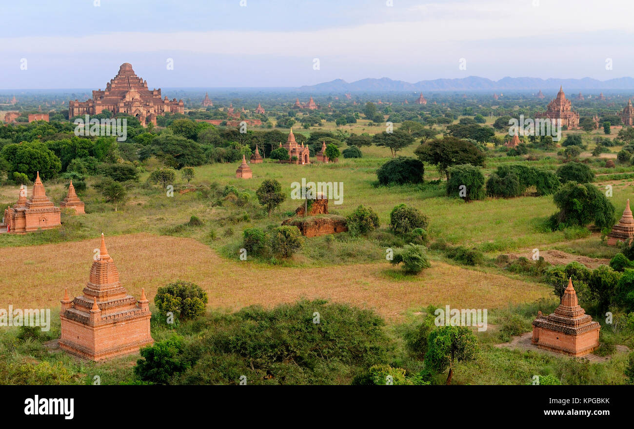 Asia, Myanmar (Burma), Bagan (Pagan). Various temples of the ancient ...