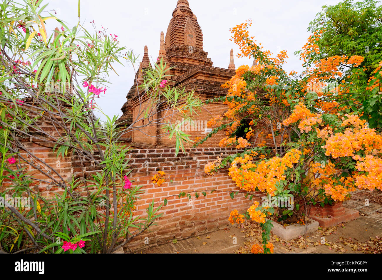 Asia, Myanmar (Burma), Bagan (Pagan). A Bagan temple Stock Photo - Alamy