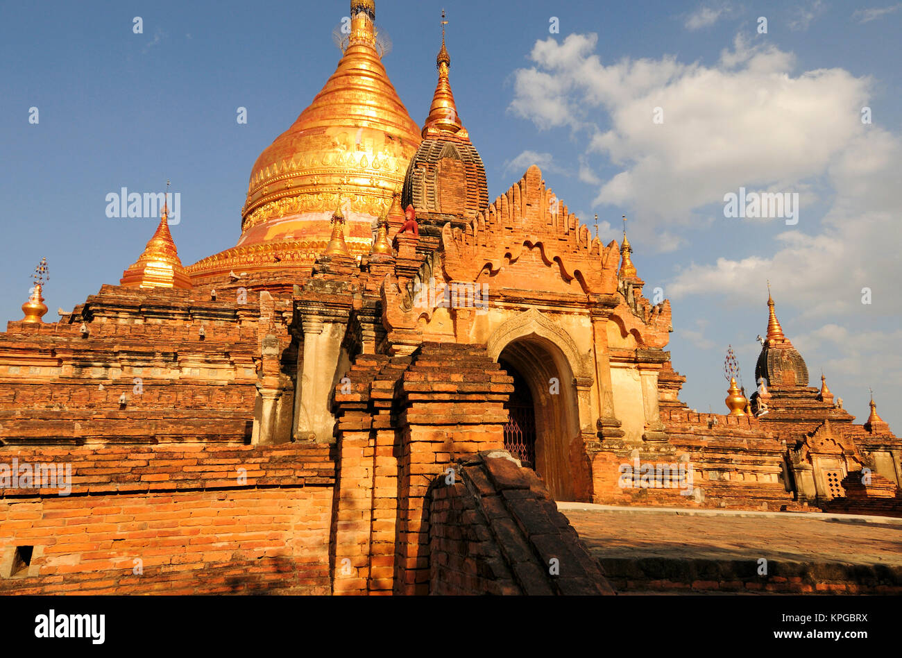 Asia, Myanmar (Burma), Bagan (Pagan). The Dhamma Yazaka Zedi temple at ...