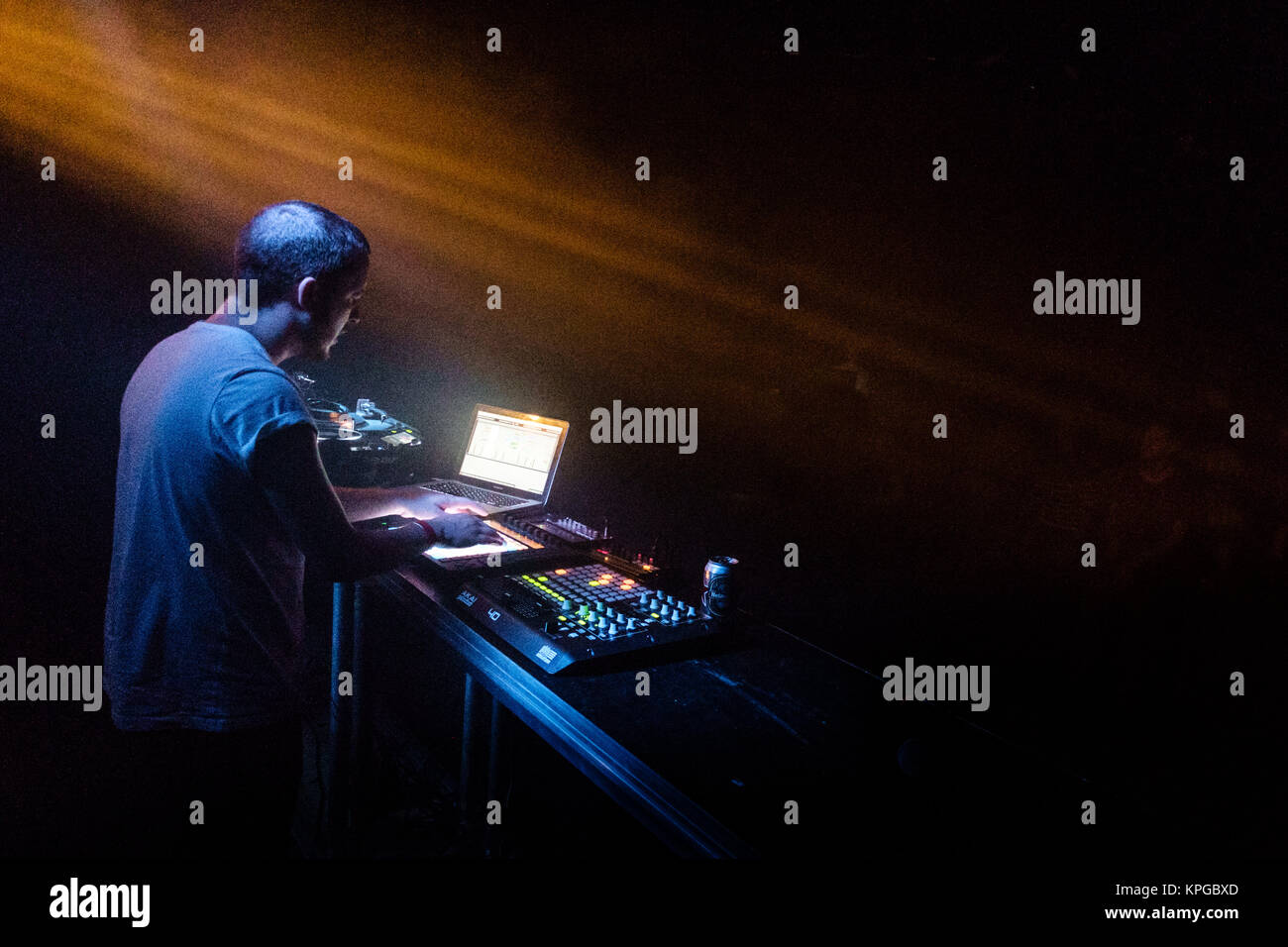 The British DJ, electronic musician and record producer Throwing Snow ...
