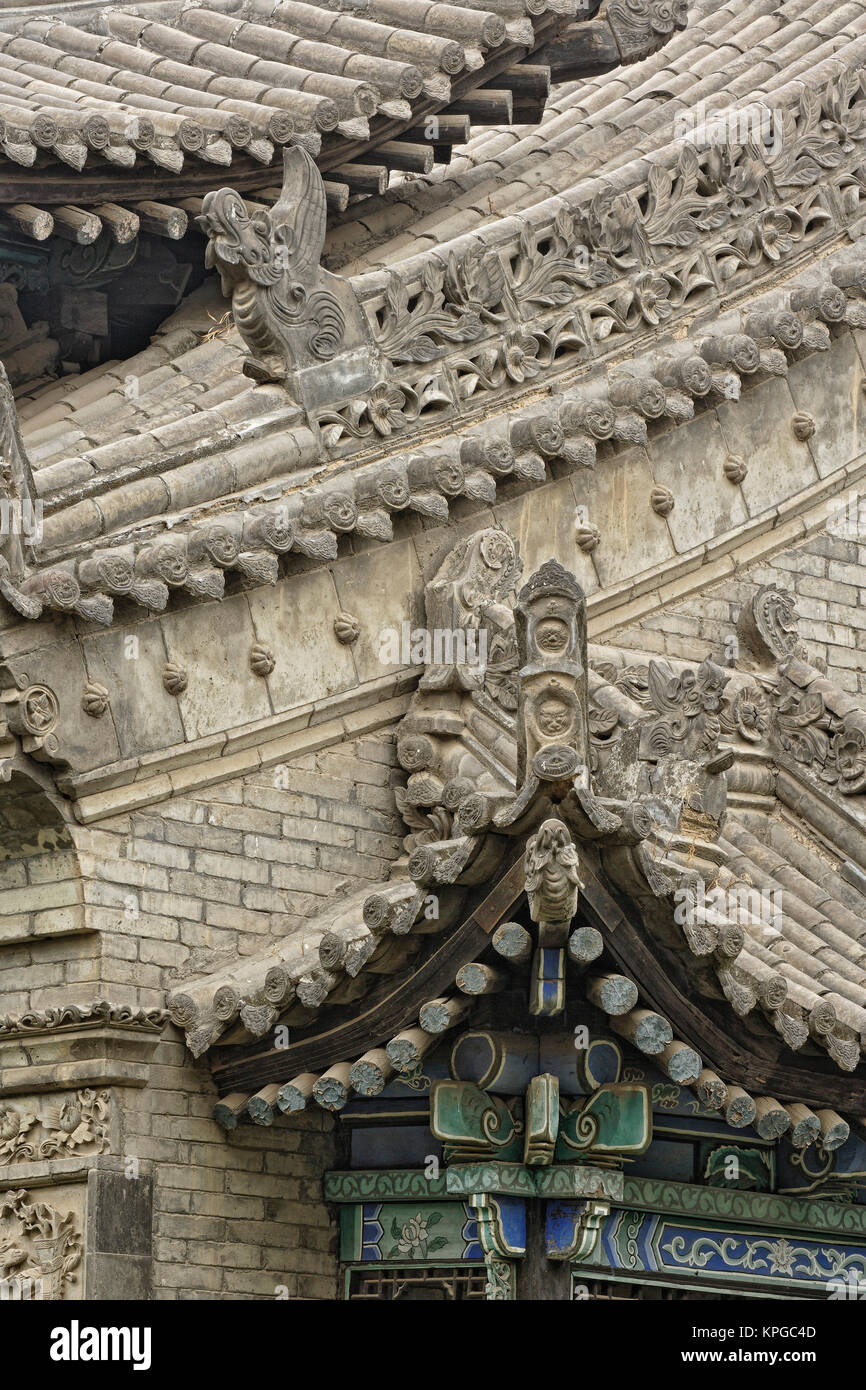 Details inside the Great Mosque, Xian, China Stock Photo - Alamy