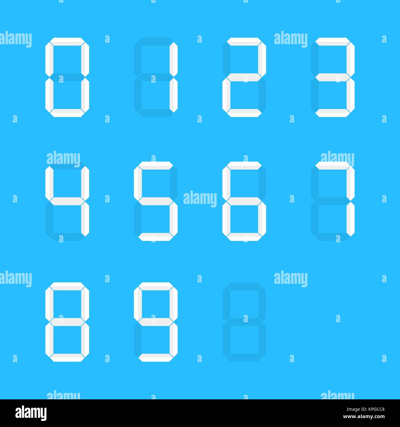 Digital Numbers Display High Resolution Stock Photography and Images ...