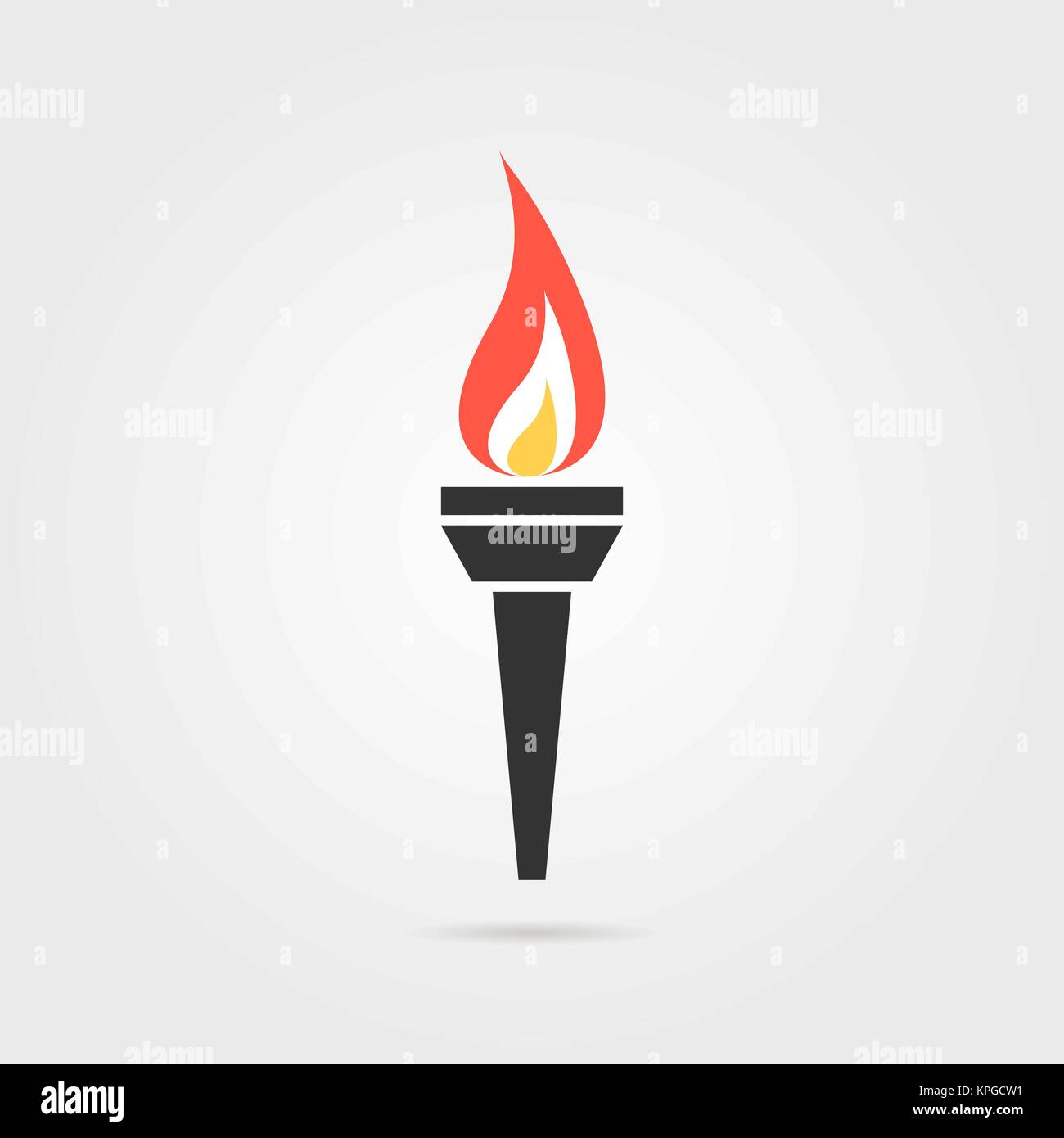 Olympic Torch Logo Vector