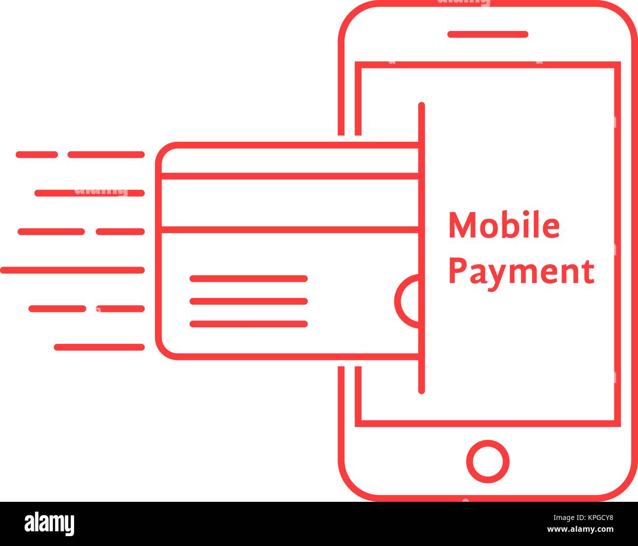 Red pay phone Stock Vector Images - Alamy