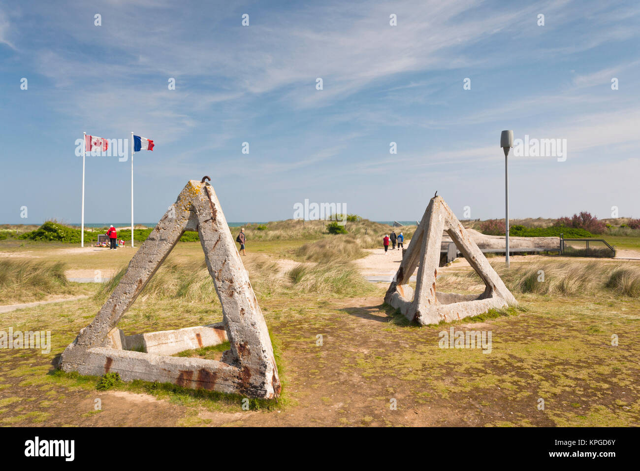 France, Normandy, D-Day Beaches Area, Courseulles Sur Mer, Centre Juno ...