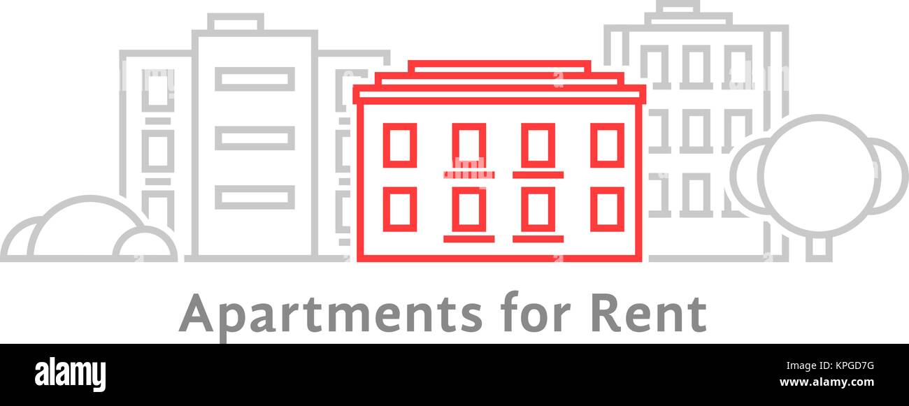 Service apartments Stock Vector Images - Alamy