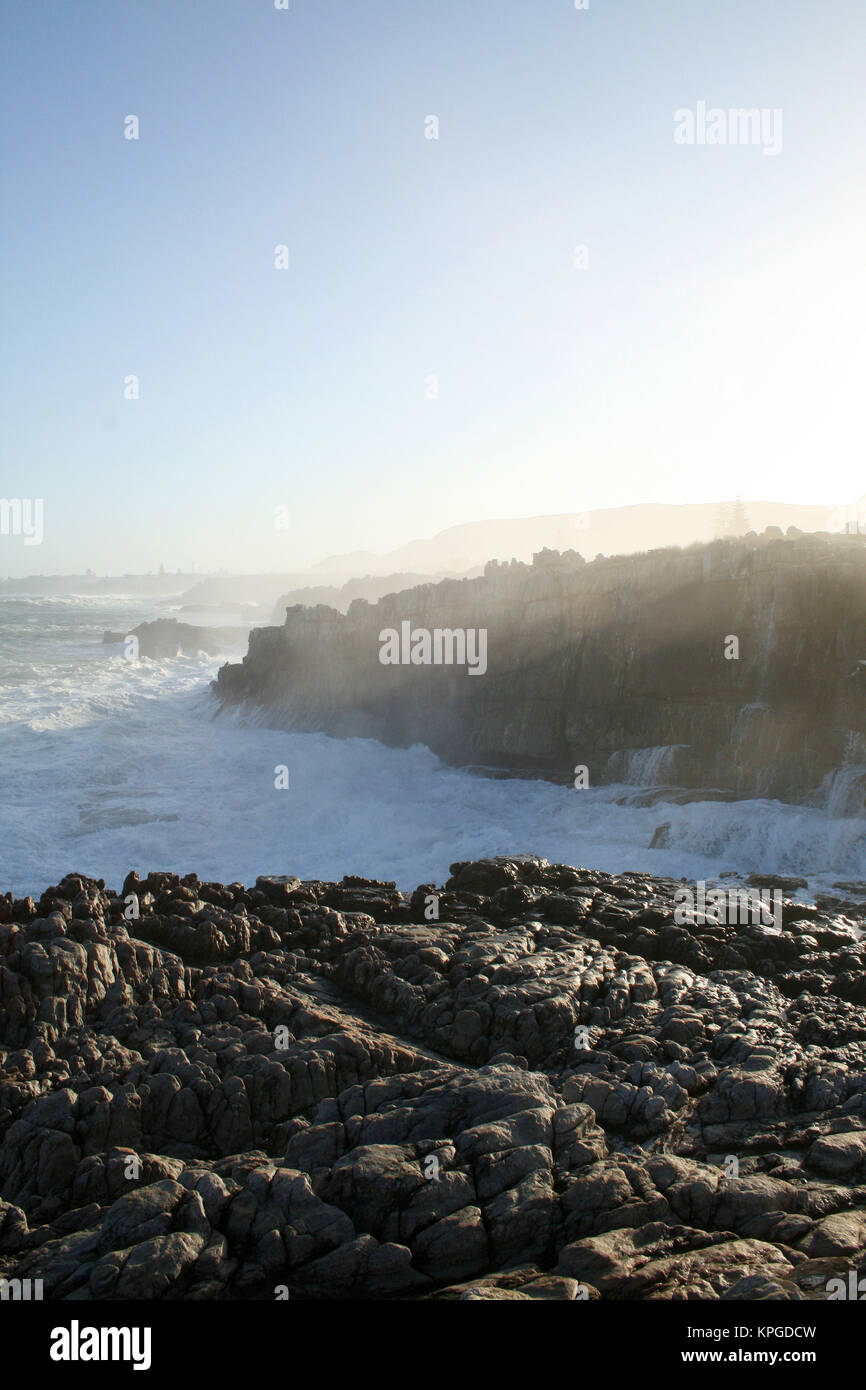 Seascape at Splash Rock, Hermanus, South Africa Stock Photo - Alamy