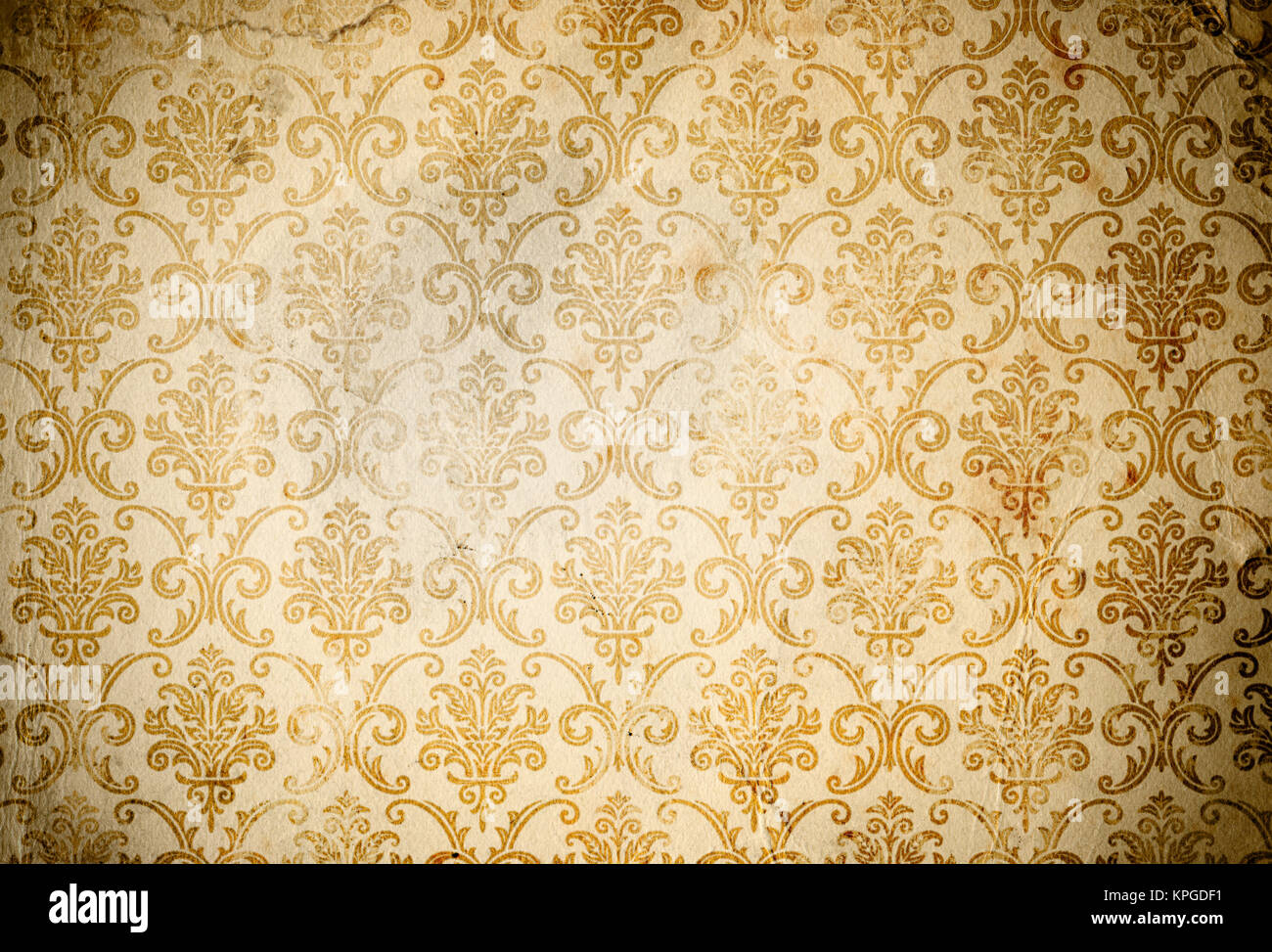 Old dirty paper background with vintage patterns. Natural old paper ...