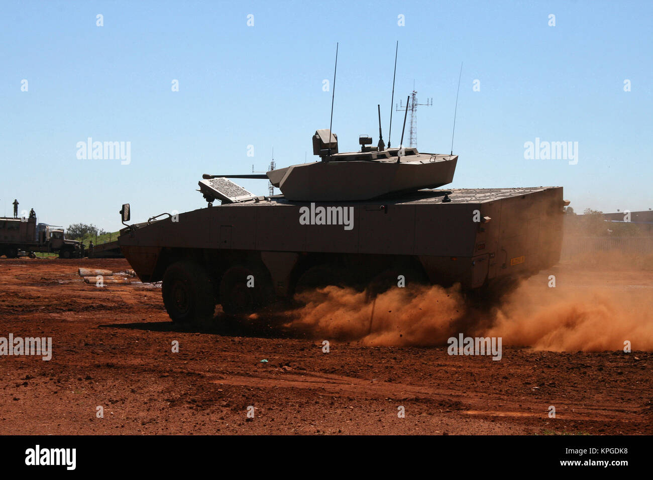 Old model ground forces tank at Africa 2012 Aerospace and Defence ...