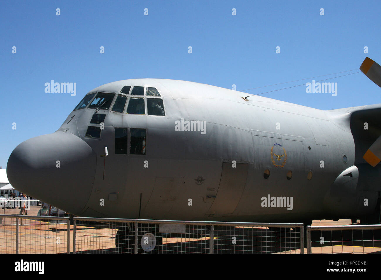 SAAF, Lockheed C-130 Hercules at Africa 2012 Aerospace and Defence ...