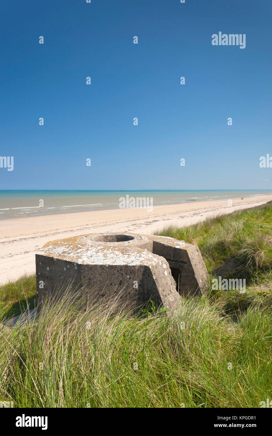 France, Normandy, D-Day Beaches Area, WWII D-Day invasion Utah Beach ...