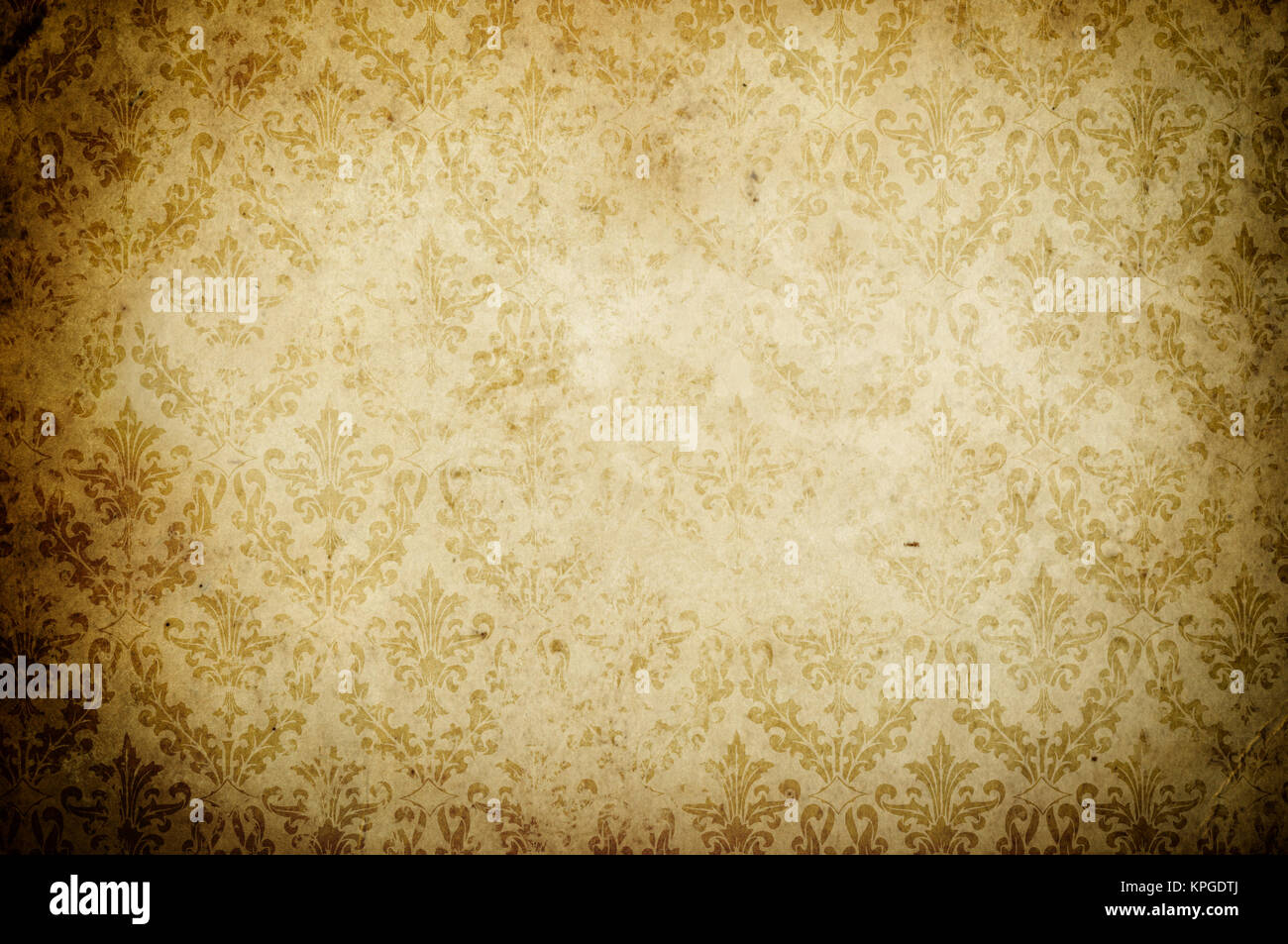 Aged paper with vintage patterns. Vintage paper texture for the design ...