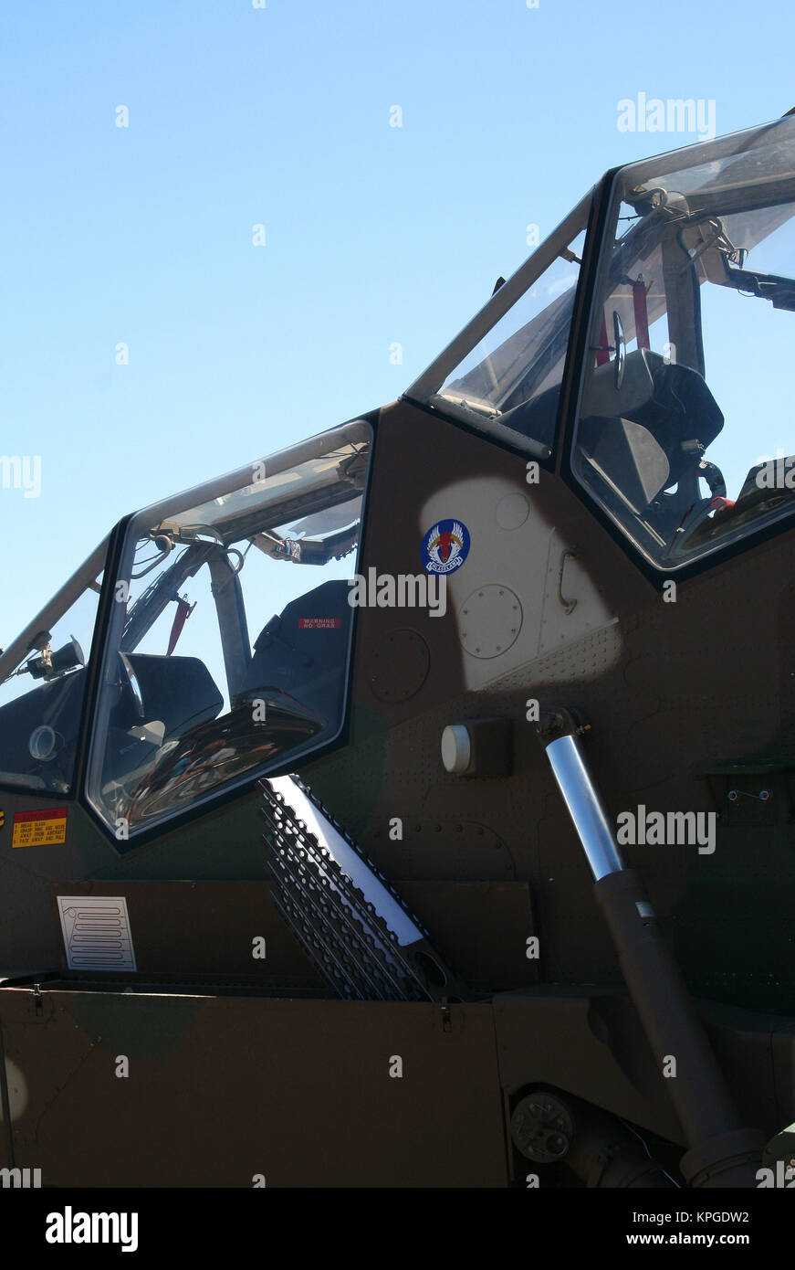SAAF, Denel Rooivalk XH-2 military Helicopter cockpit exterior at ...