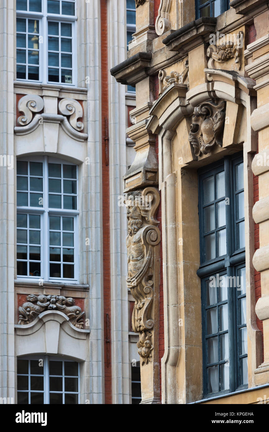 France, Nord, French Flanders, Lille, Grand Place-Place General de ...