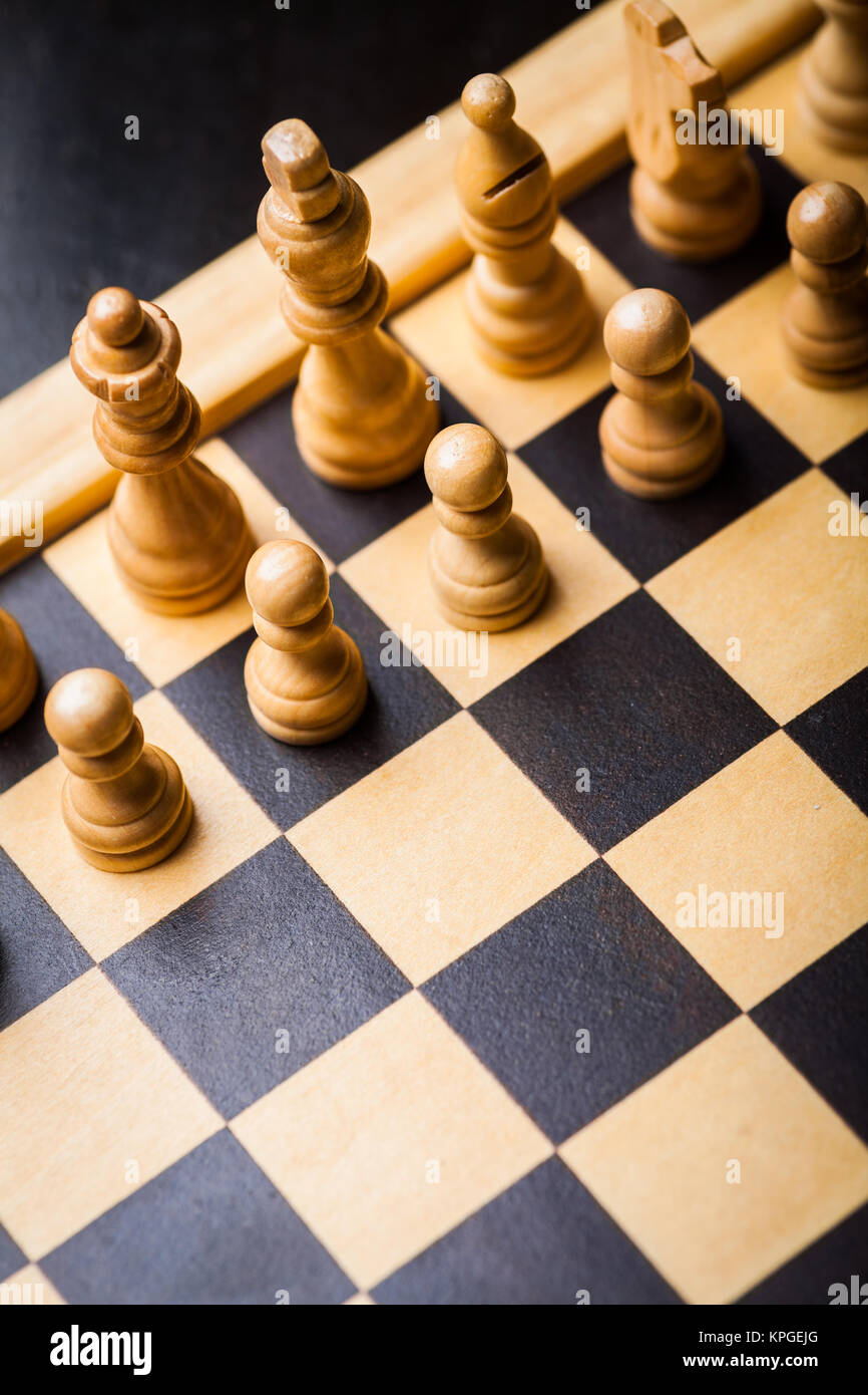 Chess board game Stock Photo - Alamy