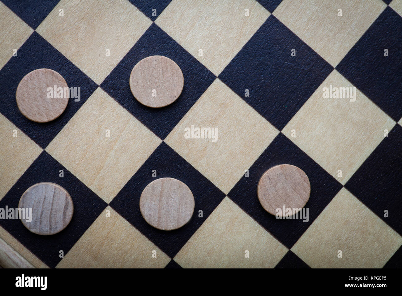Checkers game detail Stock Photo - Alamy