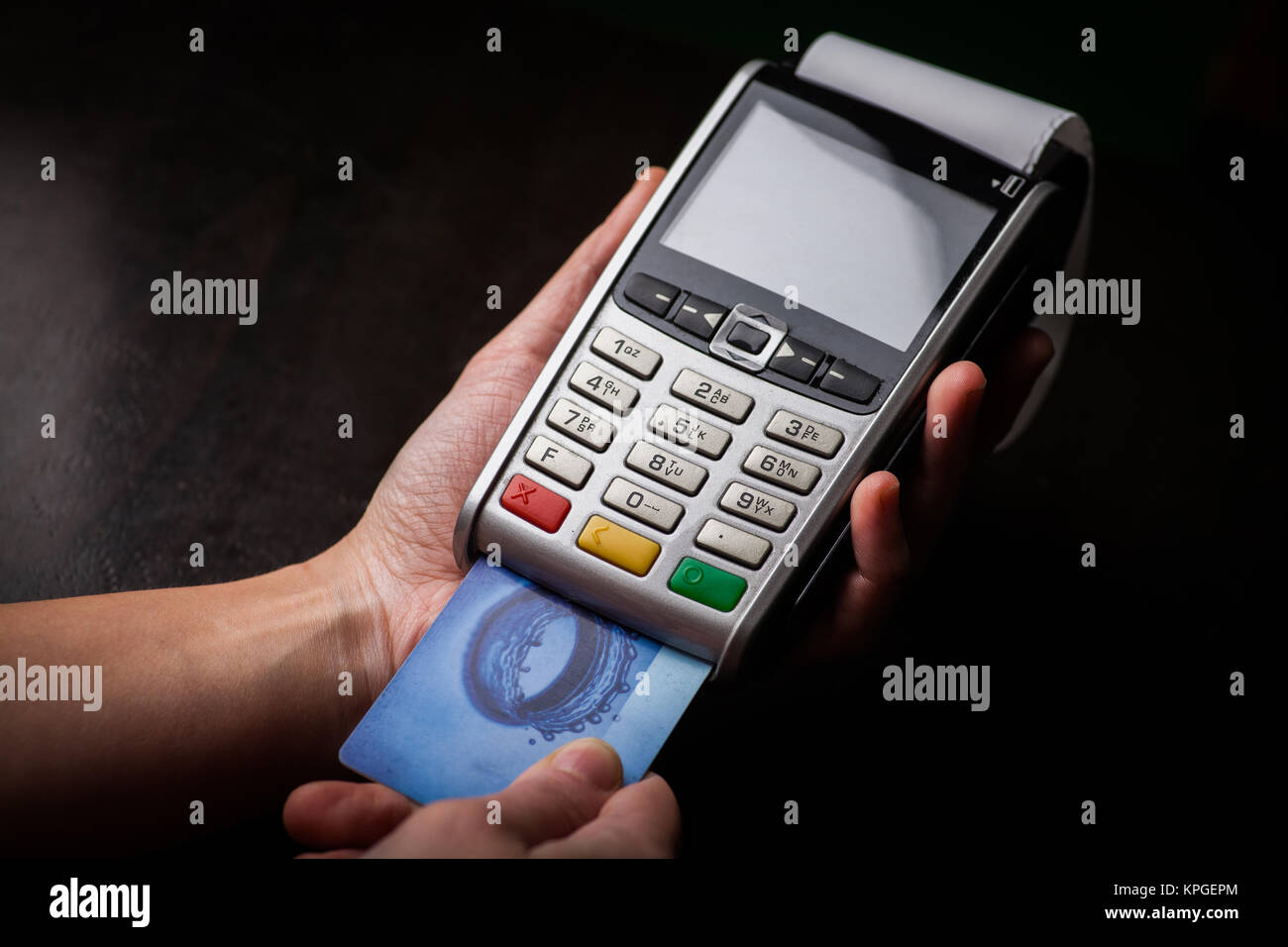 POS and credit cards Stock Photo - Alamy