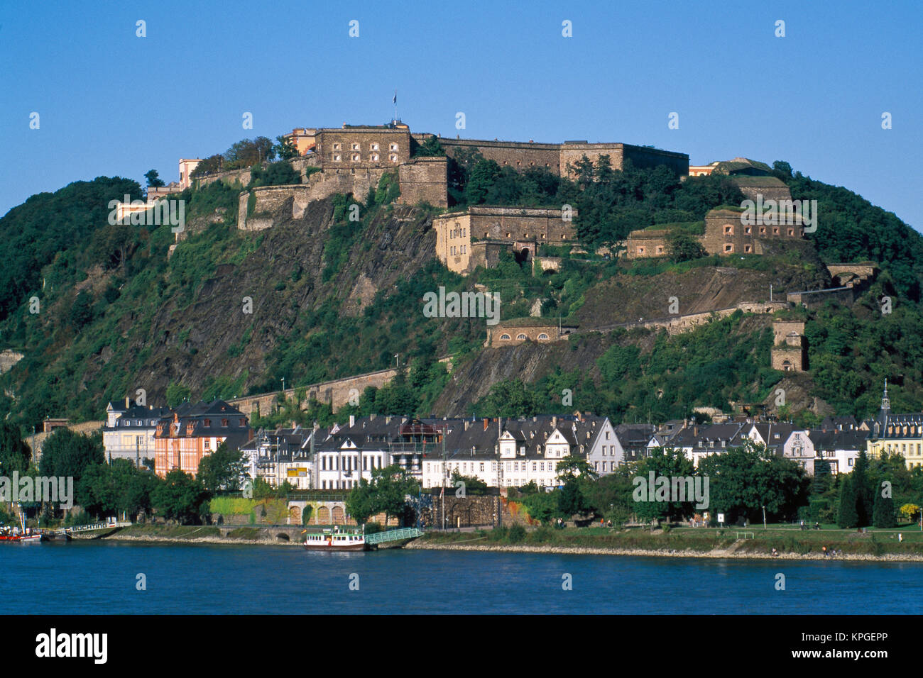 Germany, Rudesheim, Rhine River, Rhine Gorge, UNESCO World Heritage ...