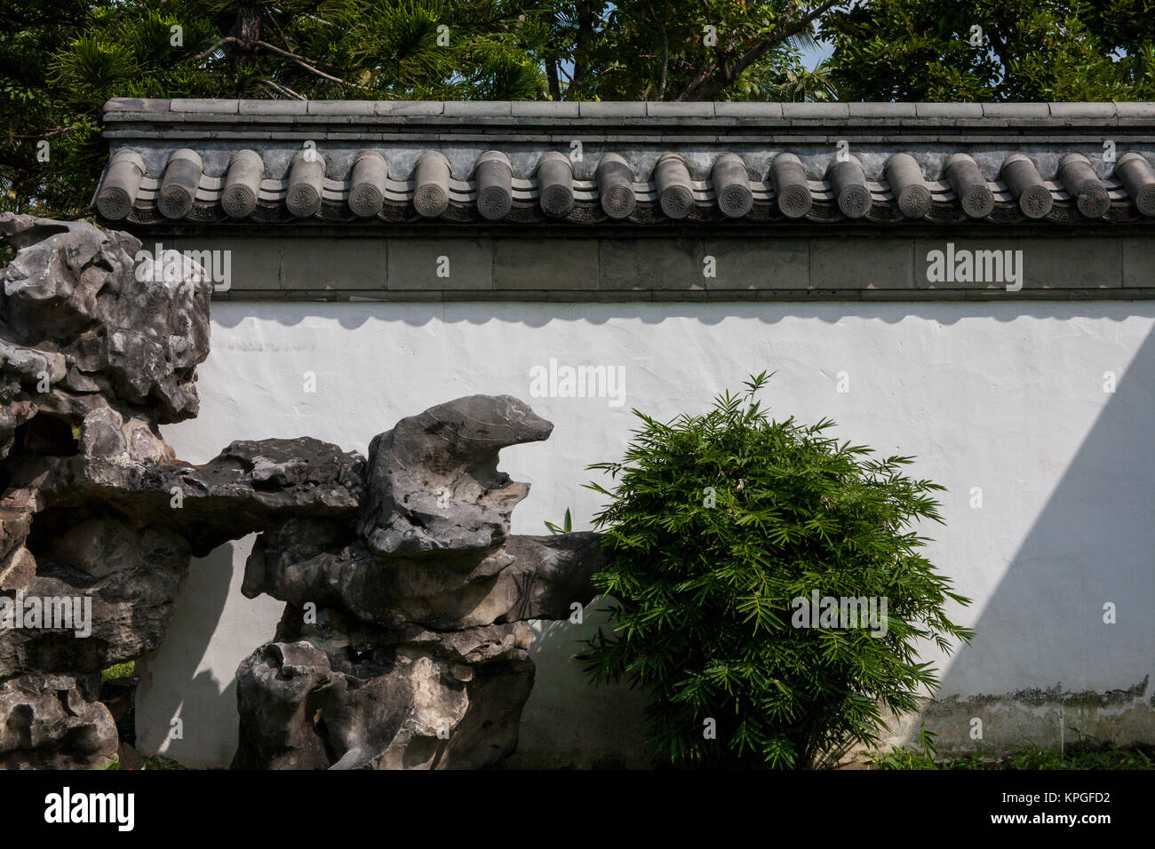 Traditional Chinese building wall / Background image Chinese wall Stock ...