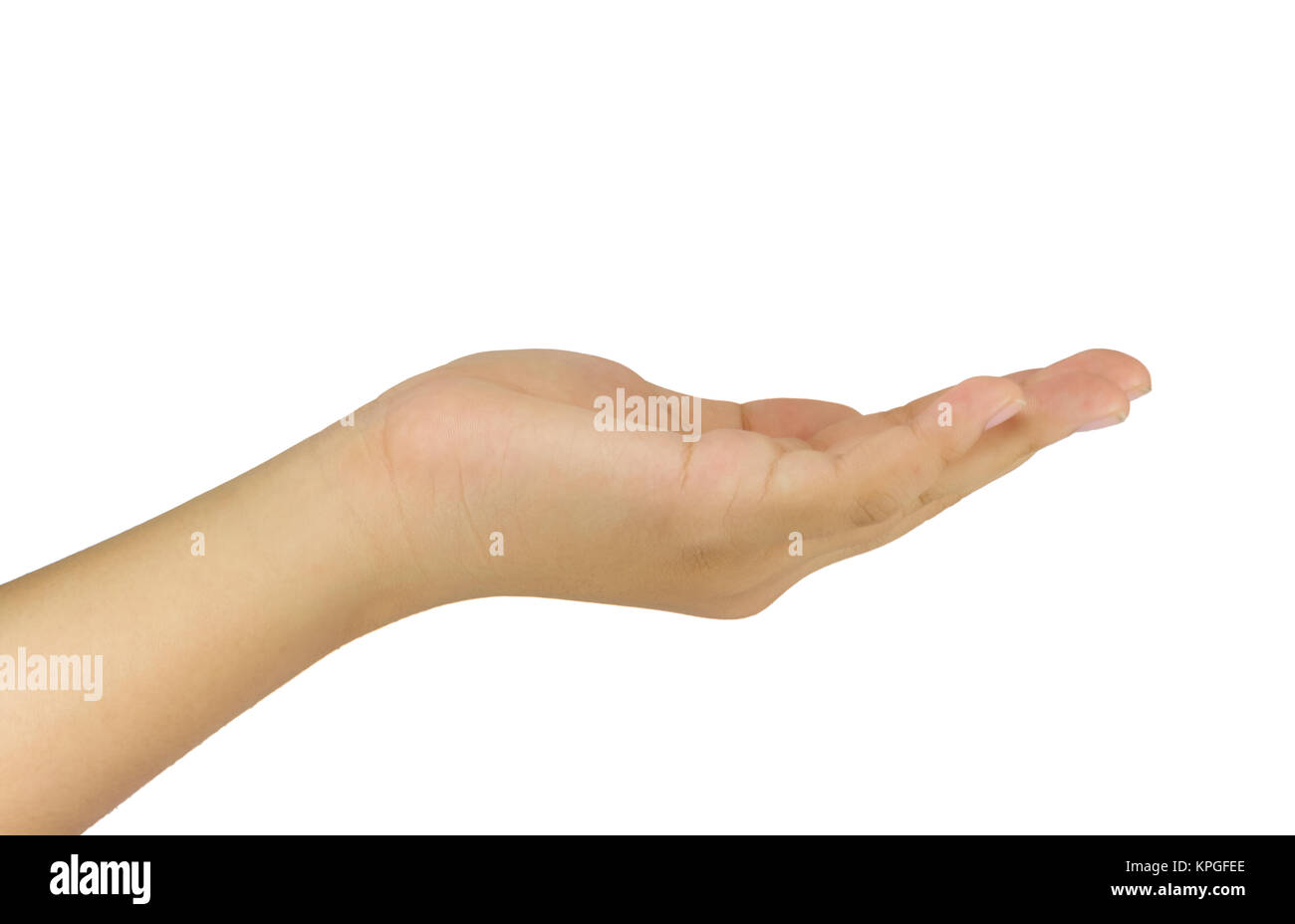 hand sign isolated on white background Stock Photo - Alamy