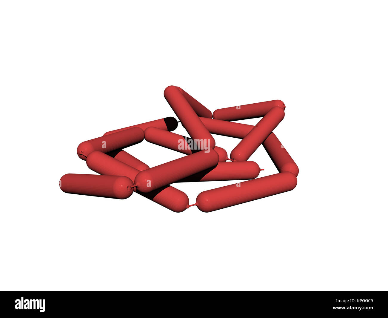 optional sausage chain Stock Photo - Alamy