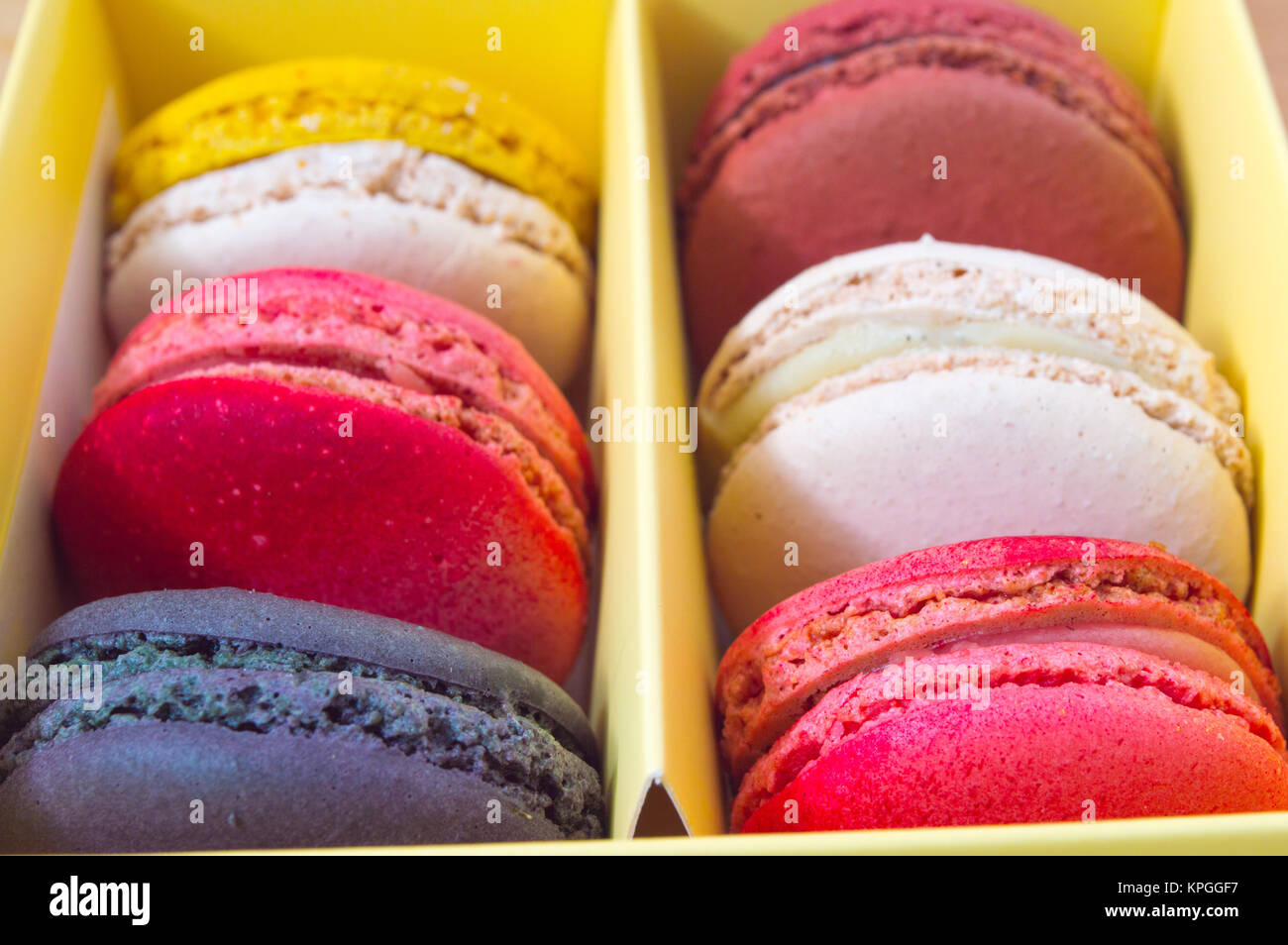 close up of colorful macarons Stock Photo - Alamy