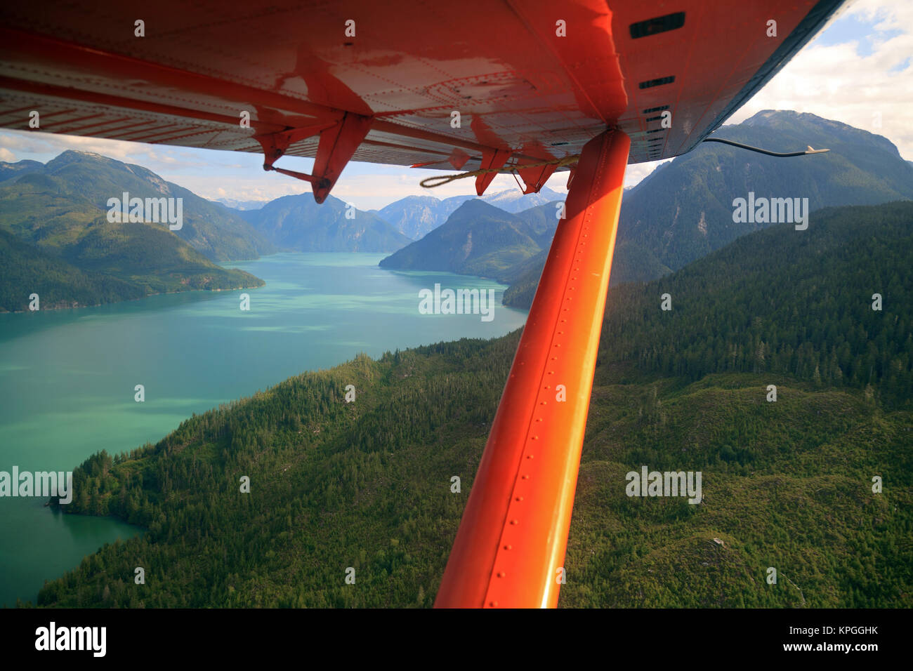 Knight inlet british columbia aerial hi-res stock photography and ...