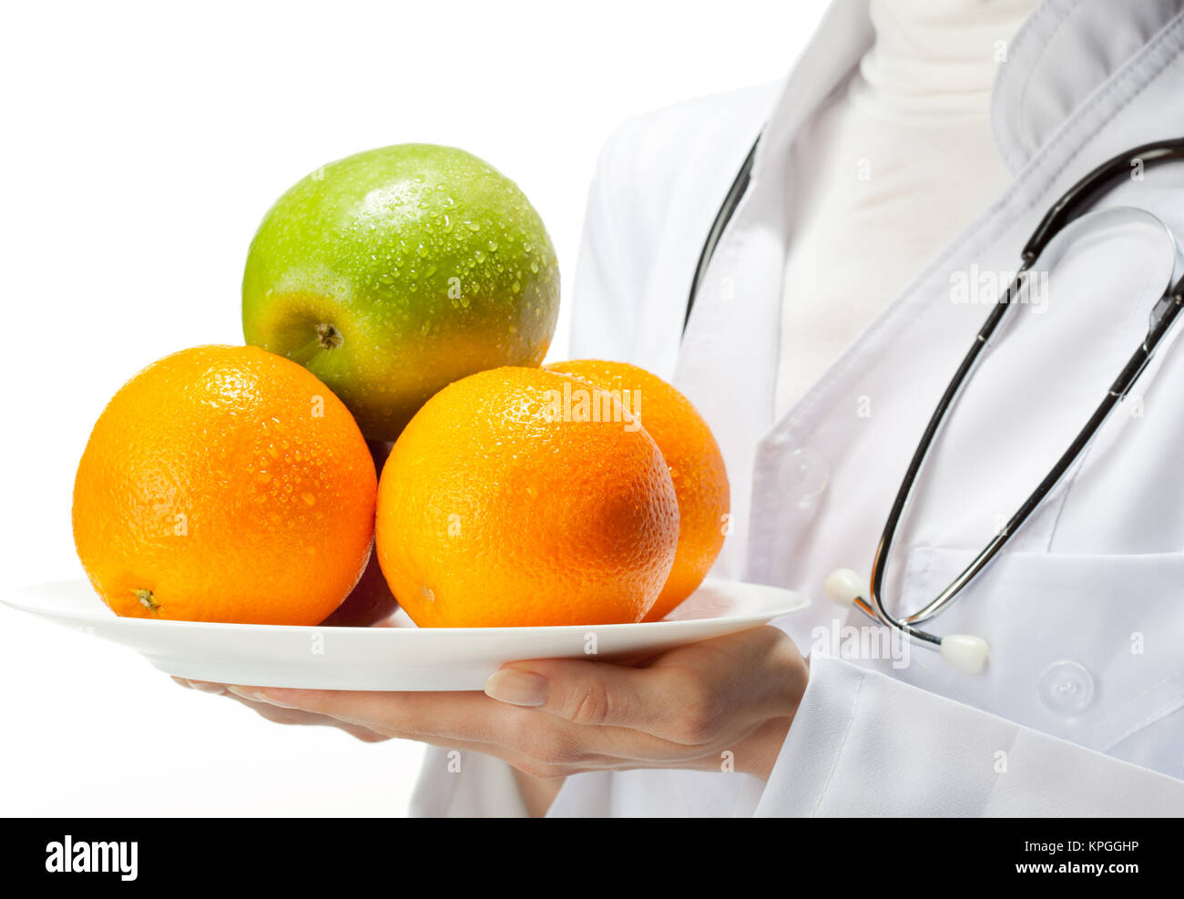 Doctor prescribing healthy eating Stock Photo - Alamy