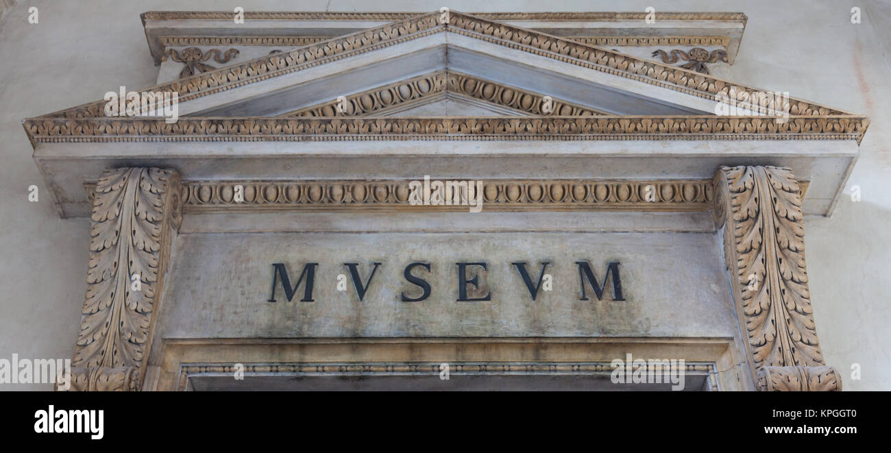 Old Museum Entrance Stock Photo - Alamy