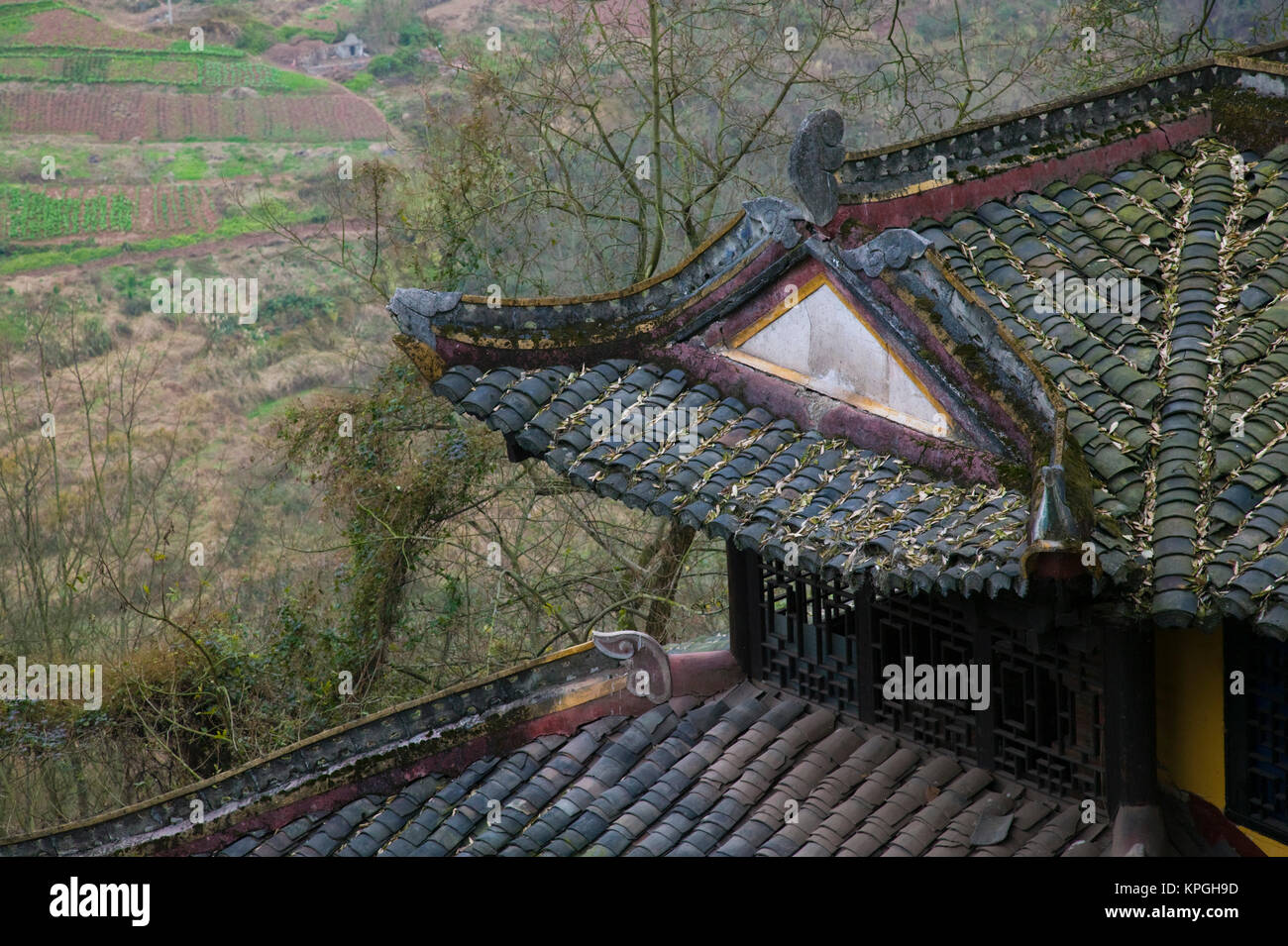 CHINA, Chongqing Province, Fengdu. Fengdu Ghost City / Mingshan- Old ...