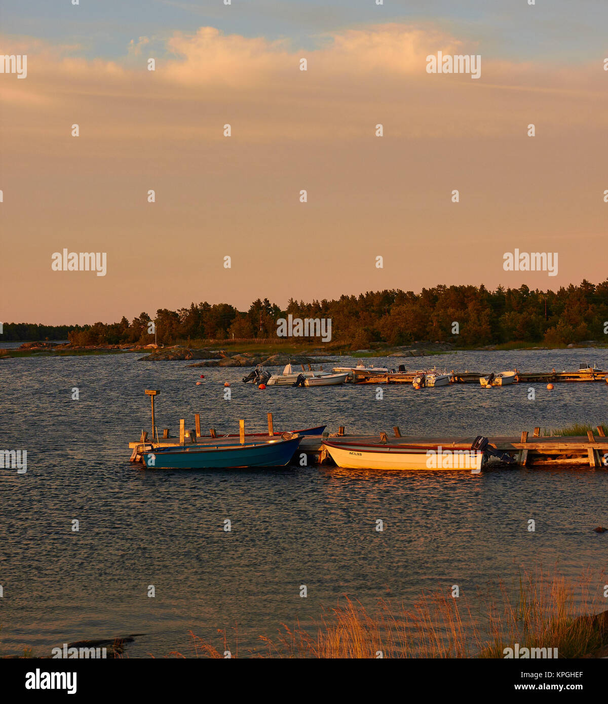 Island of Graso in the Roslagen islands, Uppland Province, Stockholm ...