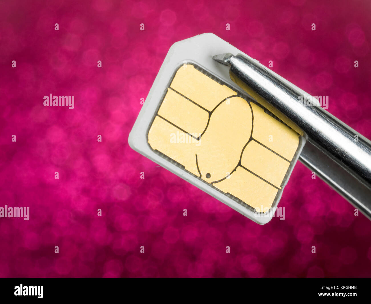Â micro sim card with colored background Stock Photo - Alamy