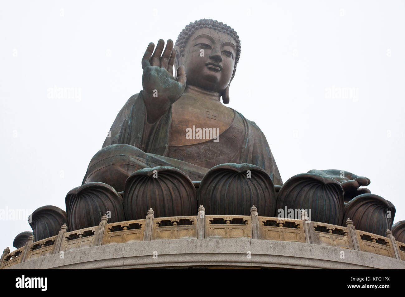 China, Hong Kong, Lantau Island, Big Buddha Display Stock Photo - Alamy