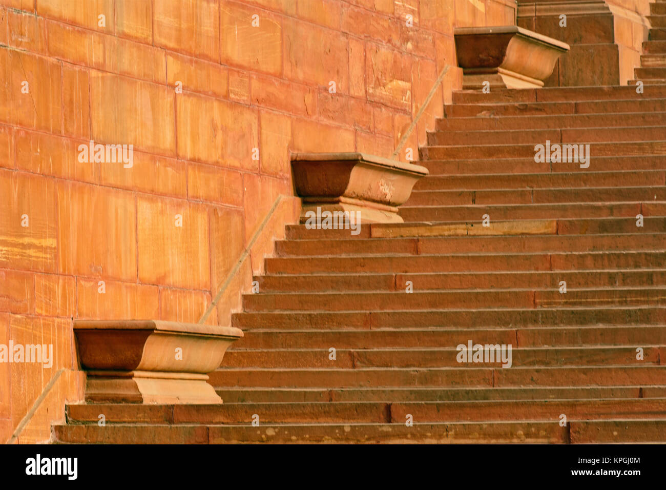 Steps, Central Secretariat (Kendriya Sachivalaya) on Raisina Hill, New ...