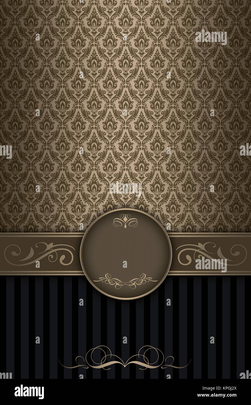 Old-fashioned decorative background with vintage ornament,elegant ...